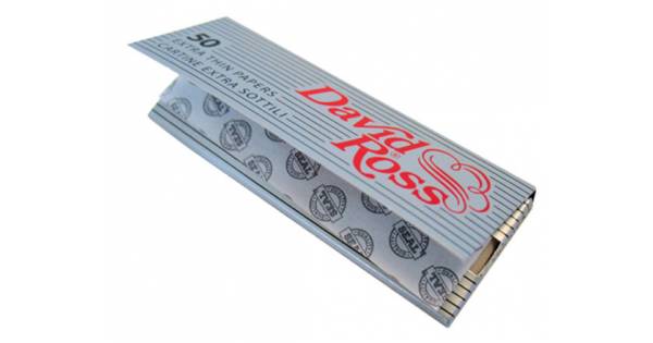 www.Smokers.gr | David Ross Rolling Papers - Silver - Price: 0,18€