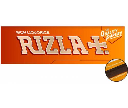 www.Smokers.gr | RIZLA Rolling Papers - Licorice - Price: 0,31€